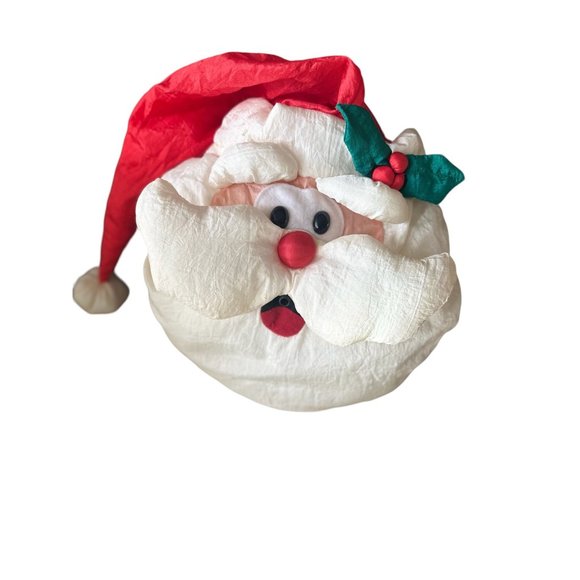house of lloyd | Other | Puffy Santa Face Wall Hanging Untested House ...